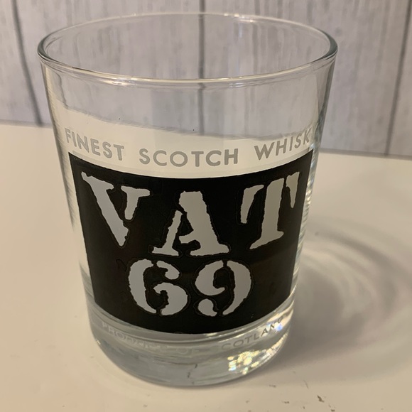 Dining | Vintage Vat 69 Scotch Whiskey Glass | Poshmark